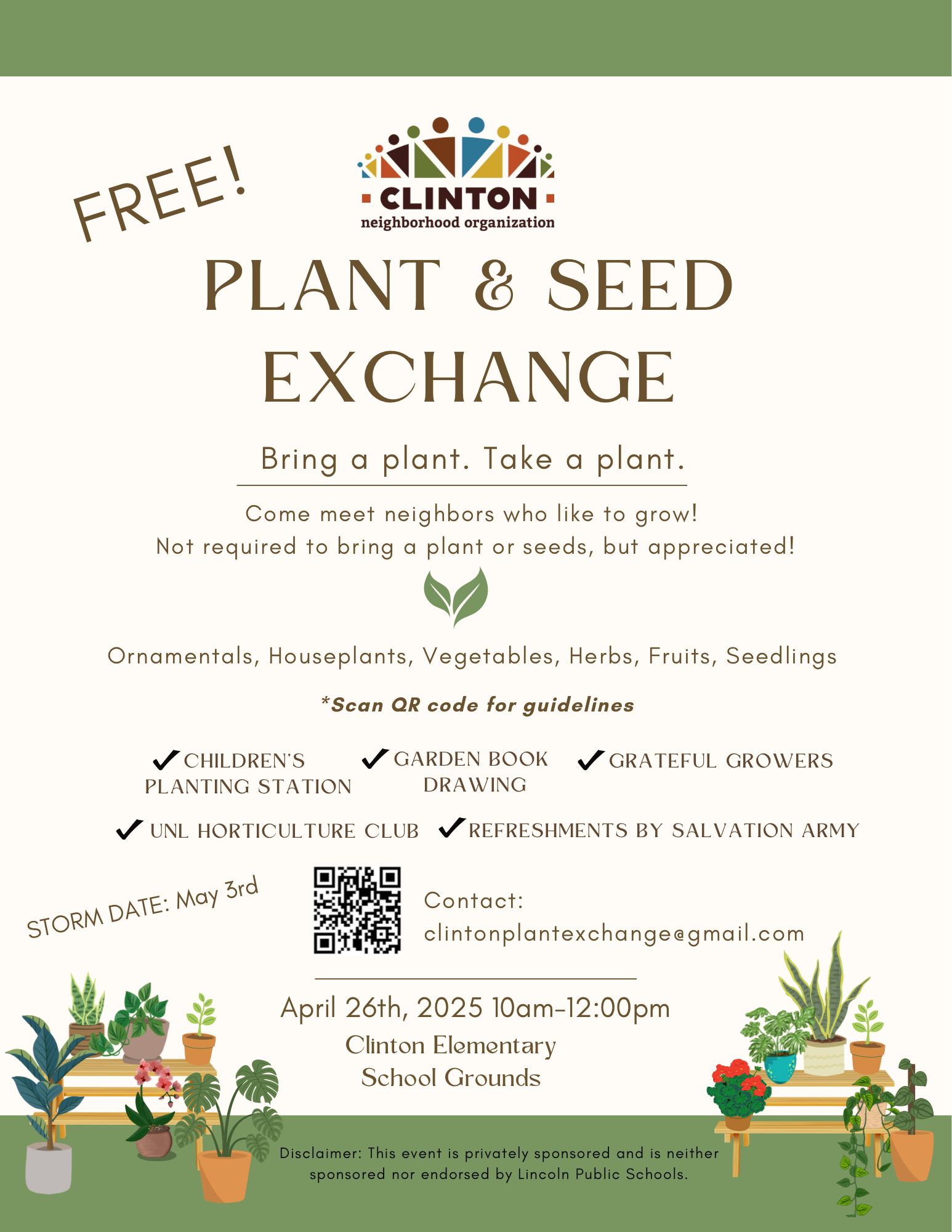 First-Ever Plant & Seed Exchange – April 26, 2025 - Growing Traditions